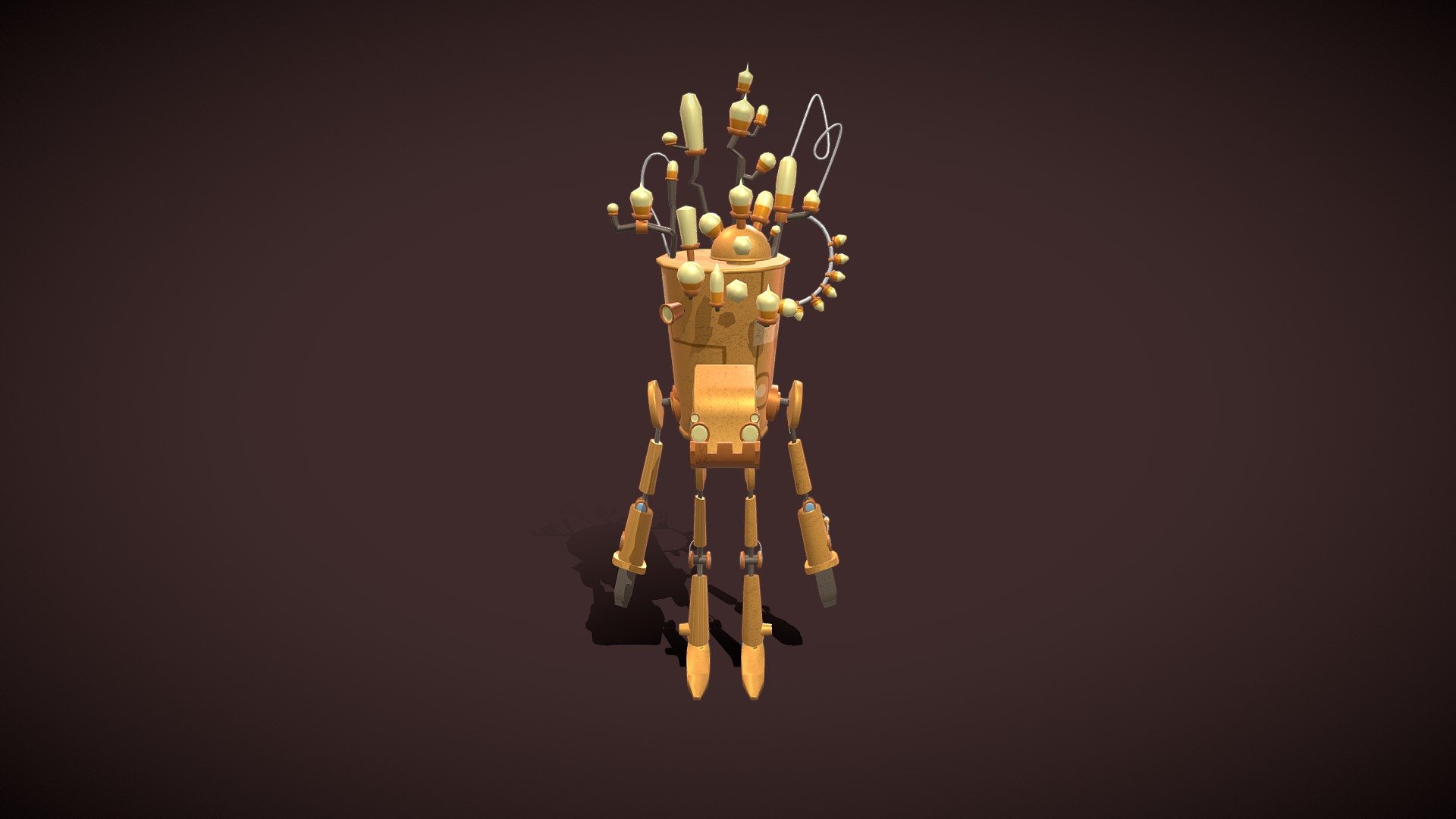 Robot - 3D model by NurRodhiyah [c2f9a08] - Sketchfab