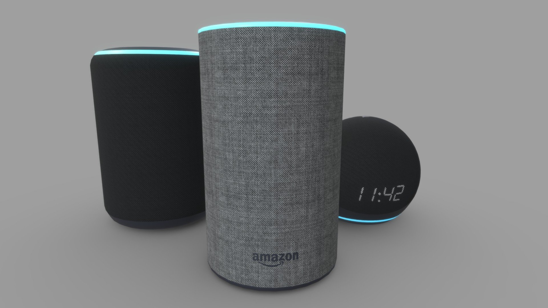 Amazon Echo Gen 2,3,4 - Buy Royalty Free 3D model by Unconid [c2fa7ea] - Sketchfab Store