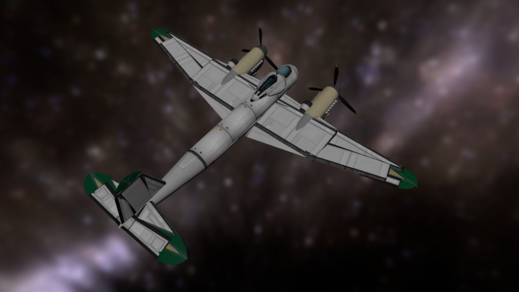 KSP Messerschmitt Me 410 "Hornisse" - 3D model by Carcharoth [c2fab0a ...