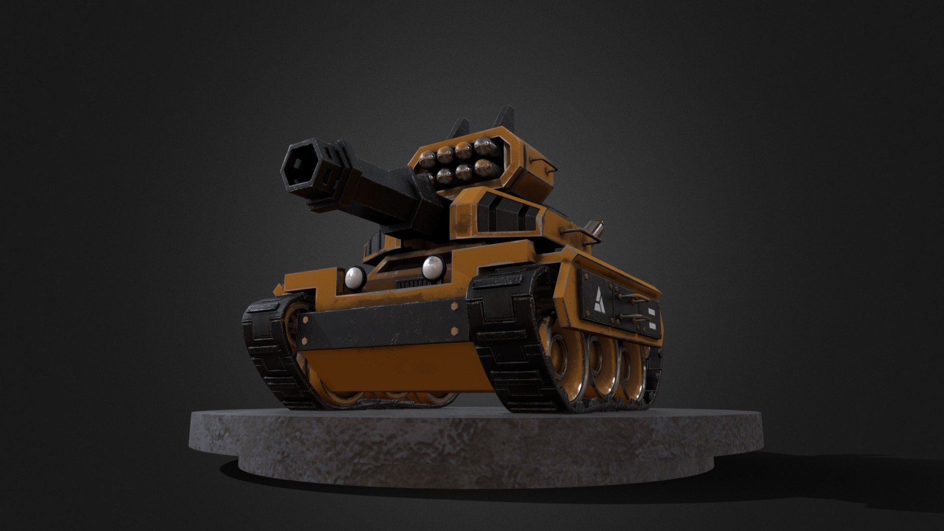 StylizedTank - 3D model by cgworkers [c2fb2b7] - Sketchfab