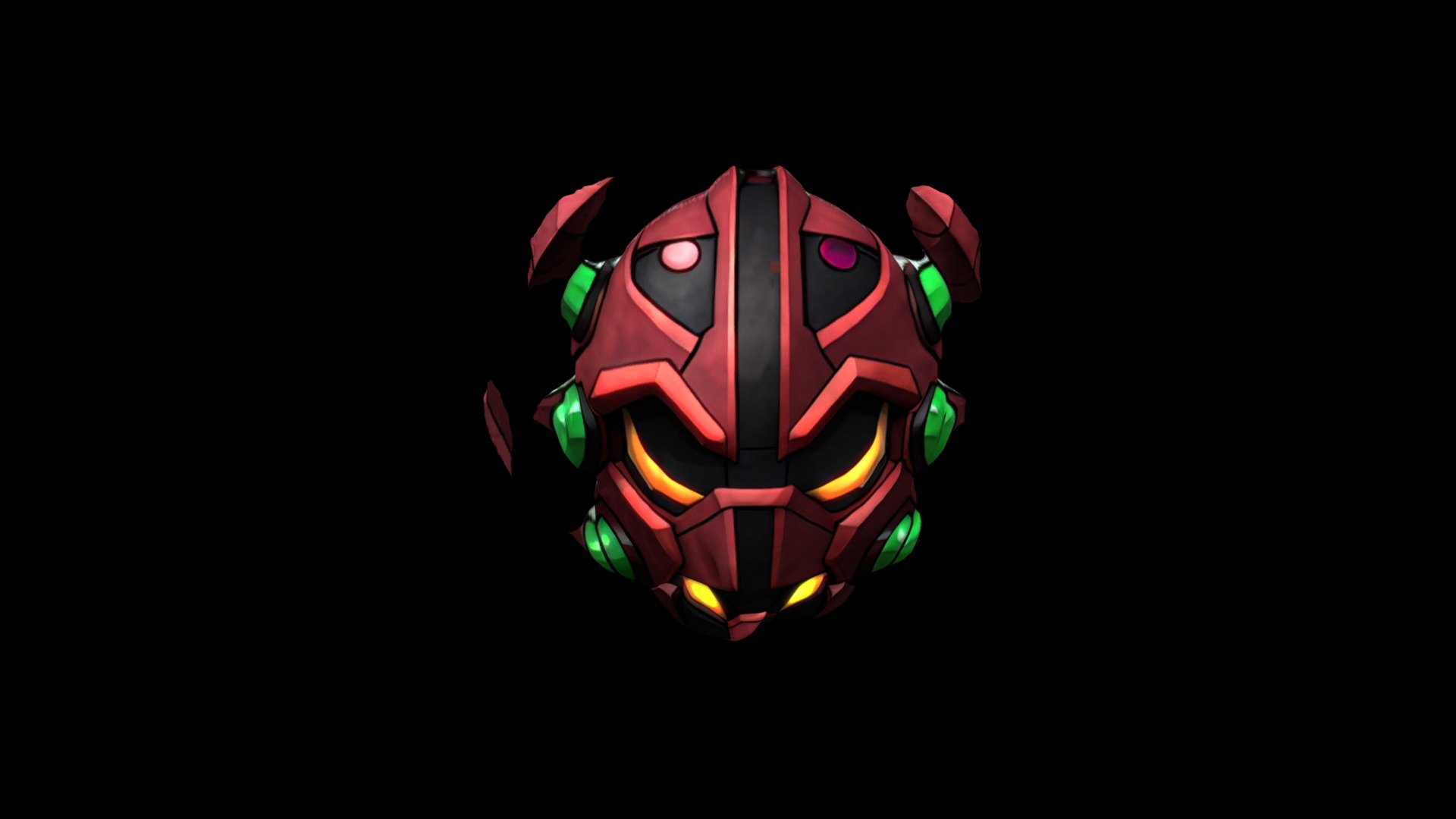 Helmet Mask Robot Cartoon 225 - Download Free 3D model by klrxyz ...