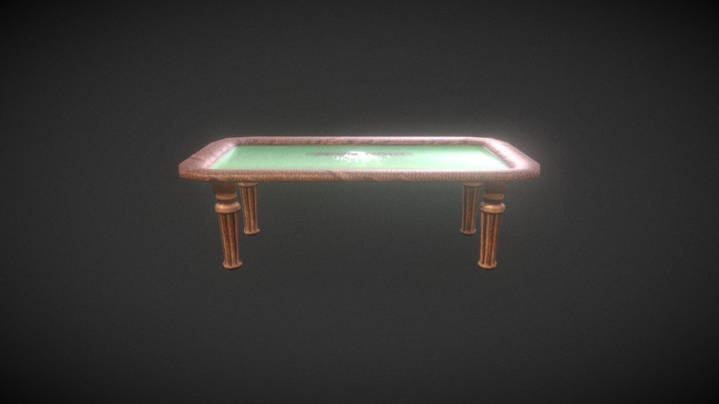 Card Table - 3D model by smsithlord [c2ff562] - Sketchfab