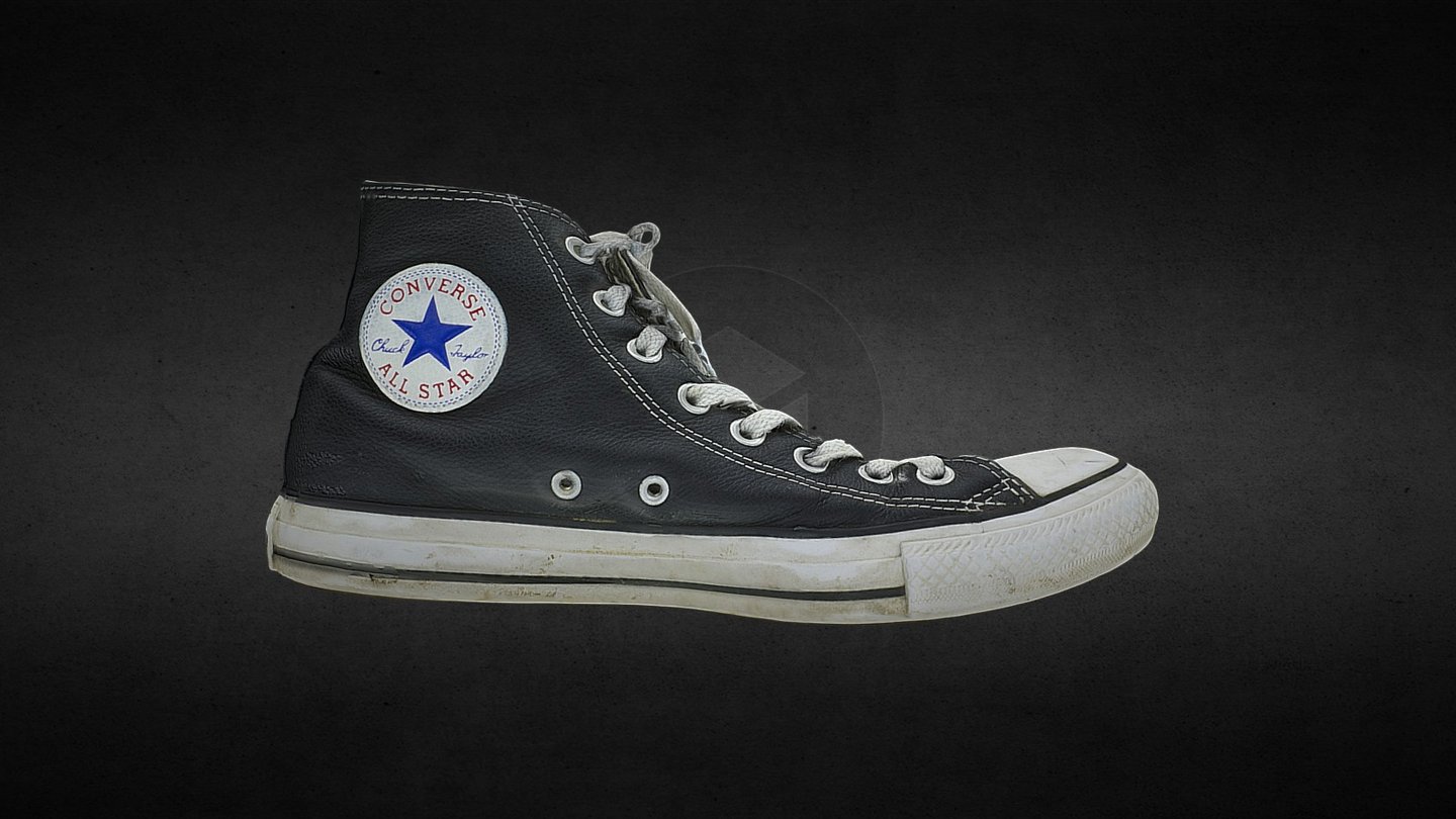 Converse Shoe - 3D model by kmphotography [c3012a8] - Sketchfab