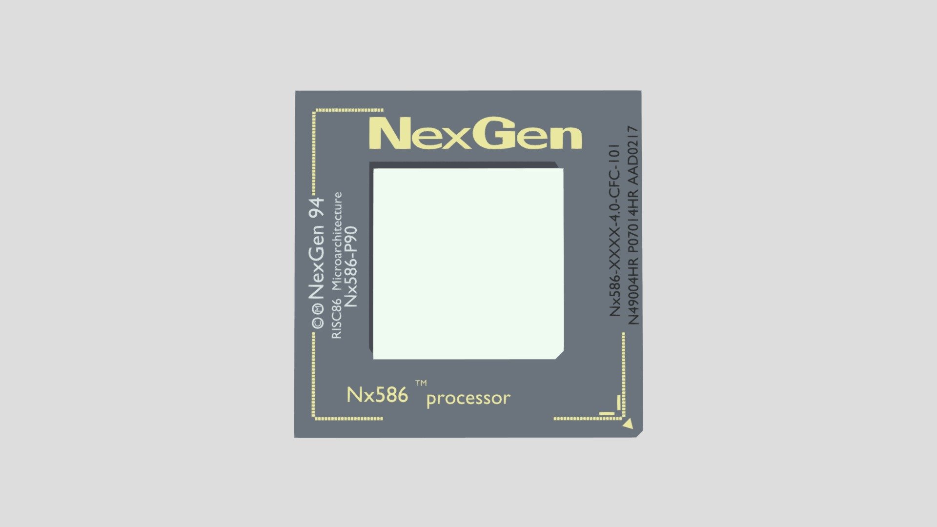 NexGen Nx586 P90 Socket463 - Download Free 3D model by Хлюпич (@hlupich ...