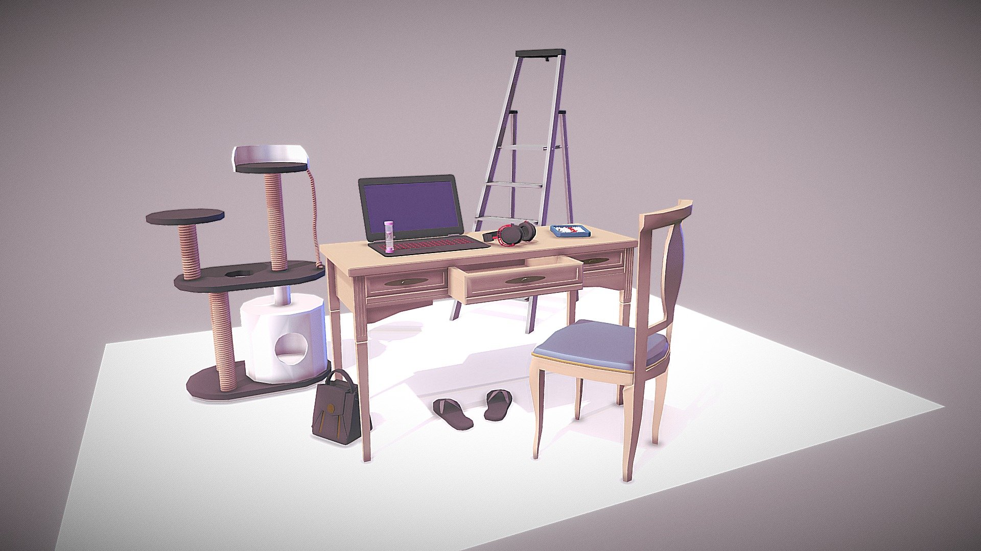 10 objects from my flat - 3D model by Destra (@seliverstova.marina.133 ...
