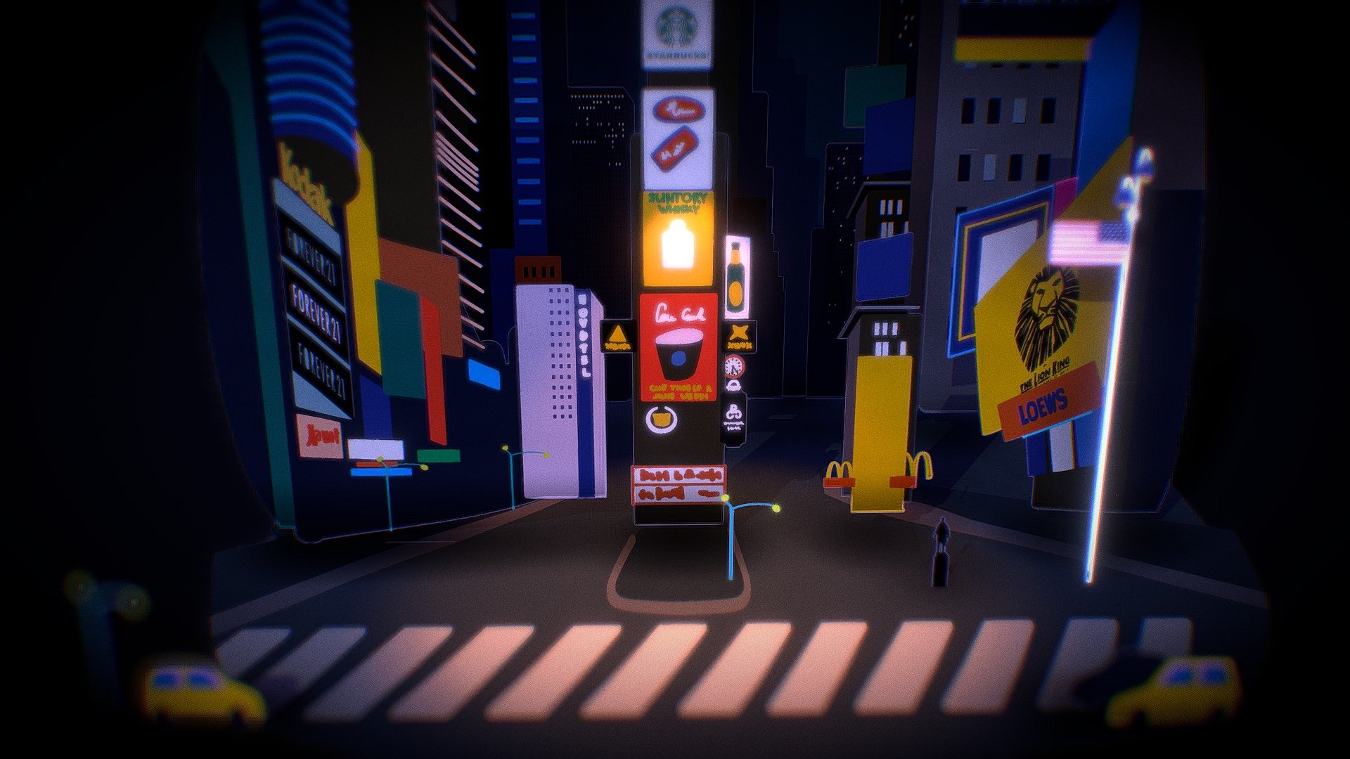 Times Square - 3D model by cncivirtual [c304893] - Sketchfab