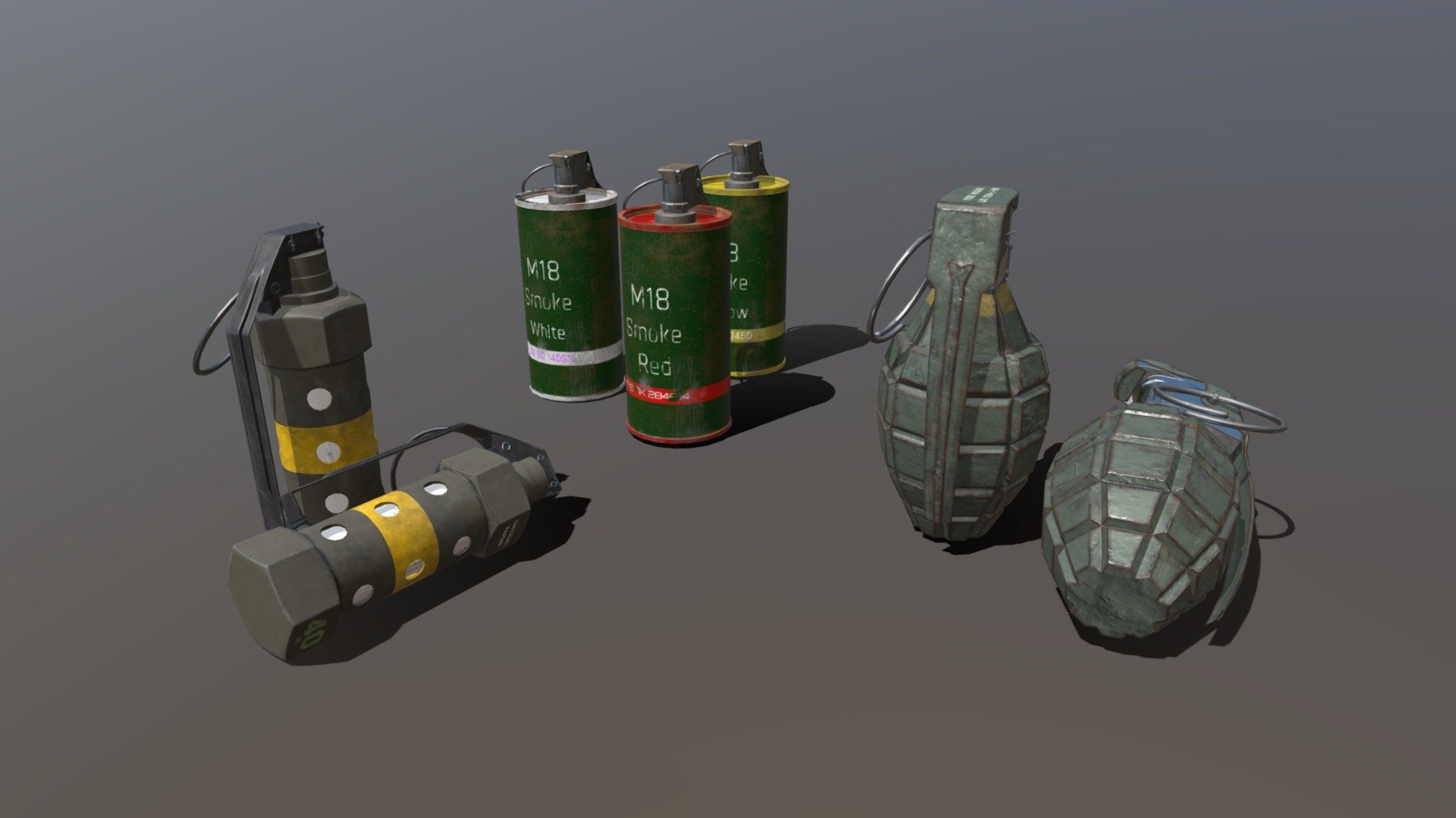 Grenades - 3D model by Magicalorbs (@orbsmagic) [c304caa] - Sketchfab