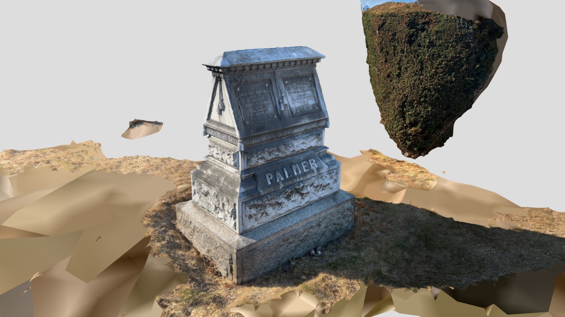 Intricate tombstone - 3D model by Reo Creative Scanning ...