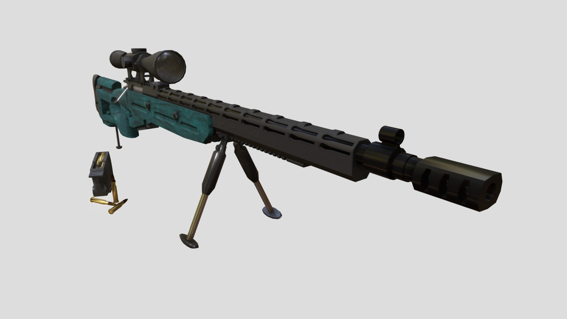 Remake_SV-98 - 3D model by a106082030 [c305b03] - Sketchfab