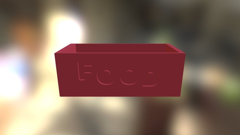 food box - 3D model by pixelacademy [c30605d] - Sketchfab