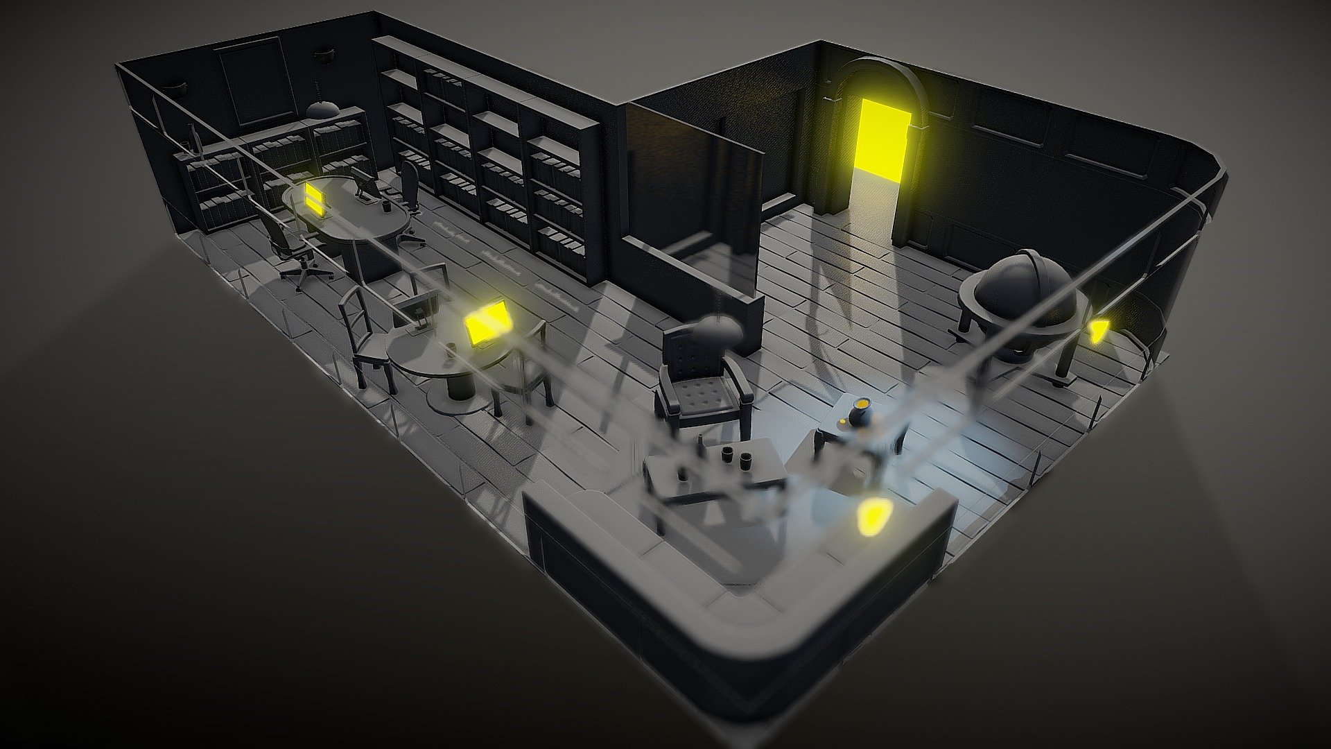 Environment and Lighting Assignment 1 - 3D model by Mike Hayes ...