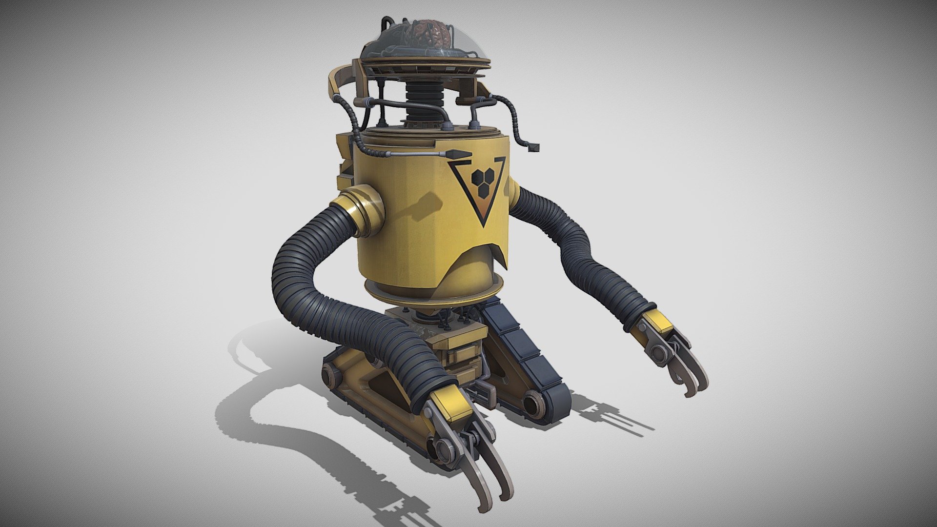 Stylised Robobrain - Download Free 3D model by DorinaH (@DH.HD ...