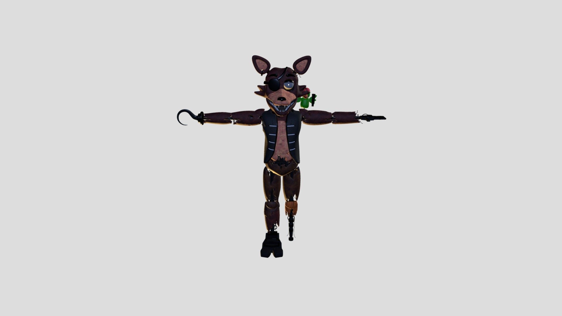 Classic Foxy - 3D model by Eire [c30aaf4] - Sketchfab