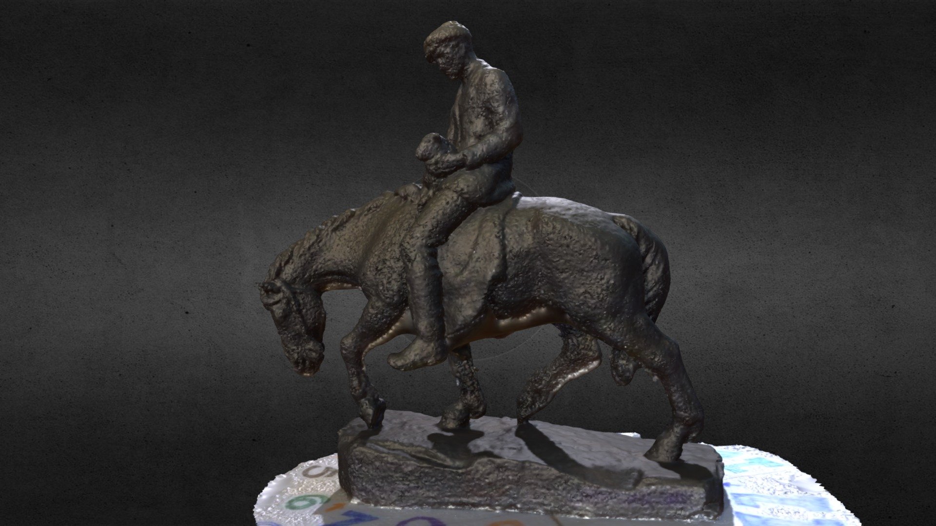 Bronze statue - 3D model by Commendium (@roowalters) [c30b6e2] - Sketchfab