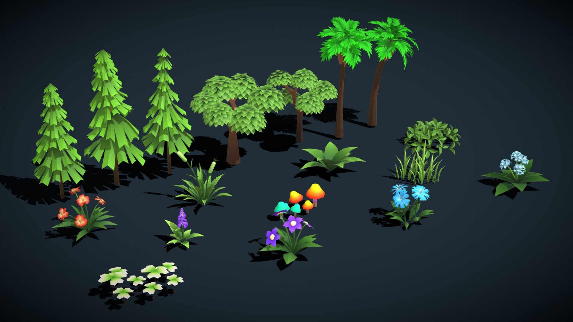 Stylized Lowpoly Nature Assets Pack VOL-13 - 3D model by POLYSCAN ...