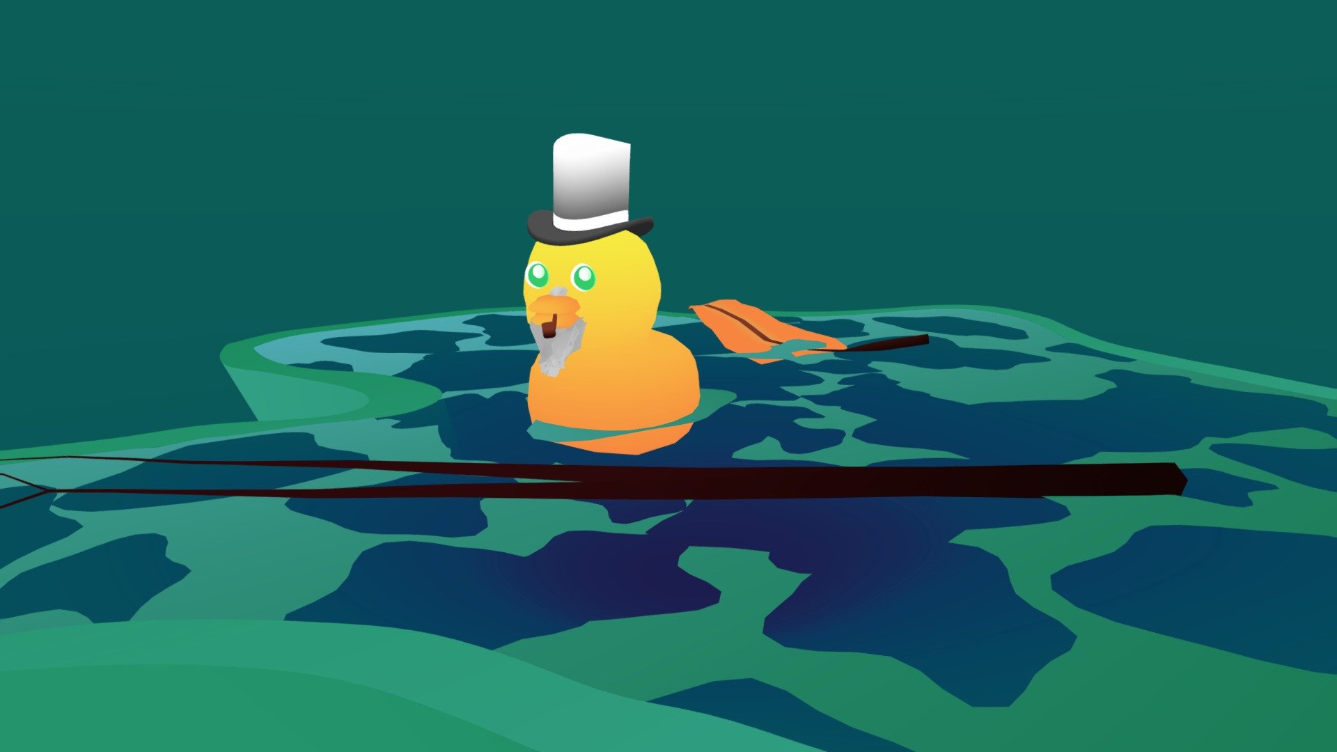 Rubber Duck in a Puddle - Download Free 3D model by levelonesucks ...