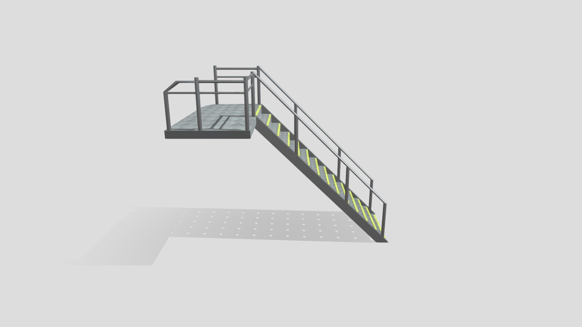 737 Stairs (POC) - 3D model by traininglogistics [c30efb8] - Sketchfab