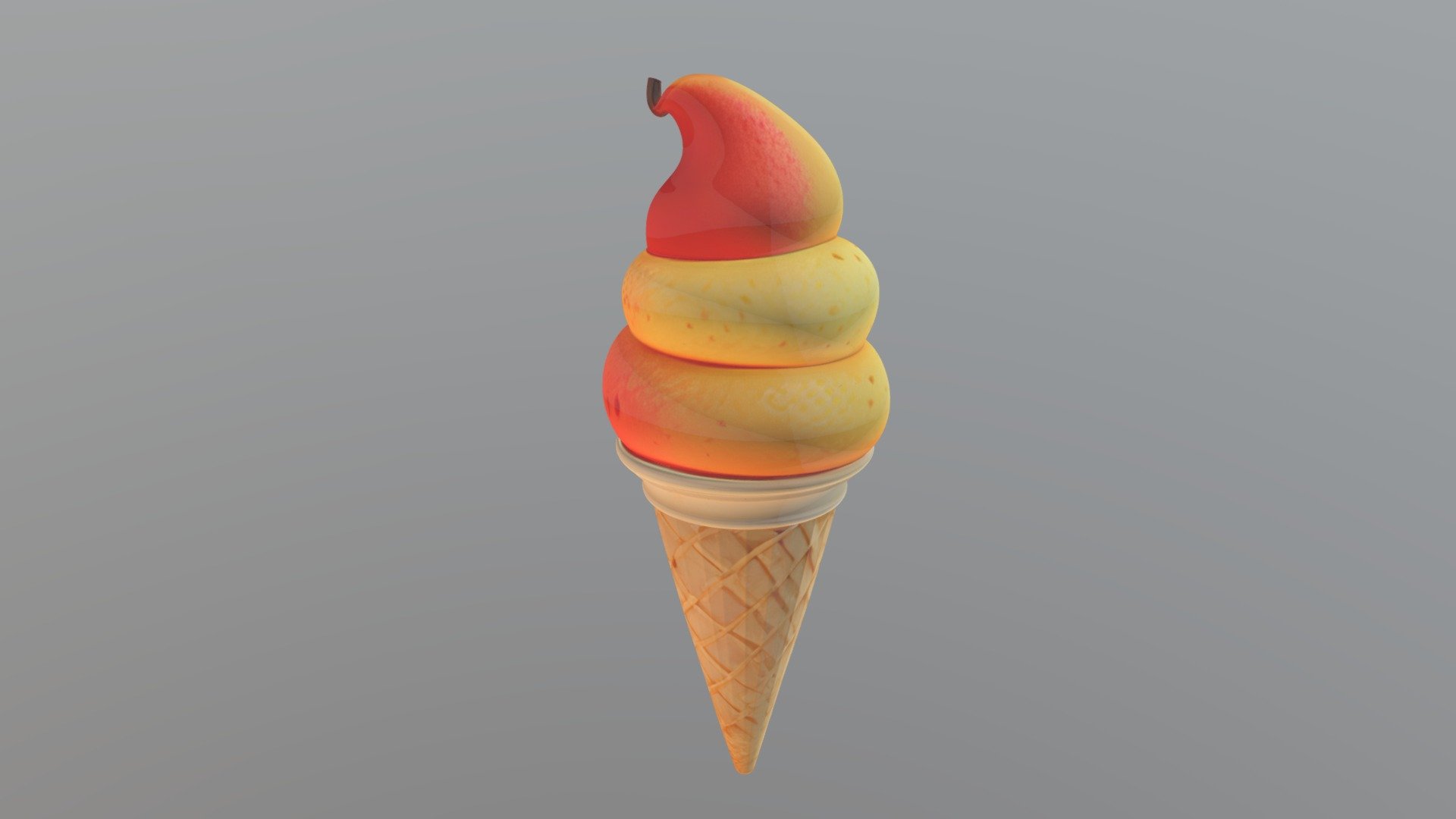 Ice cream - Download Free 3D model by Chenchanchong [c30f9da] - Sketchfab