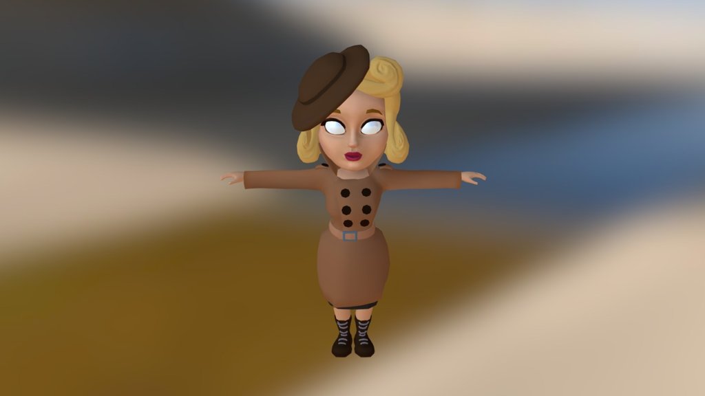 Detective - 3D model by Rebecca Galloway (@rjgalloway) [c30fa8f ...