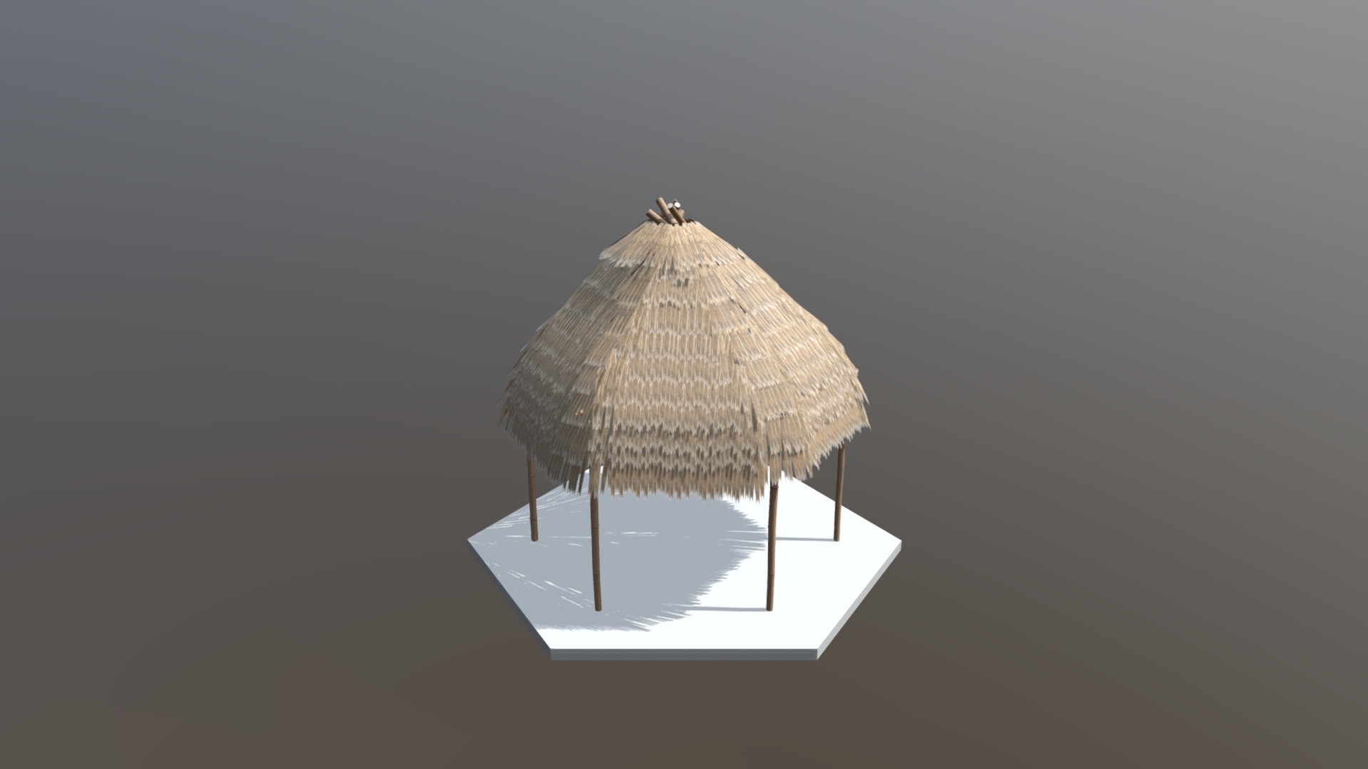 Hut - 3D model by BrynH123 [c31019d] - Sketchfab