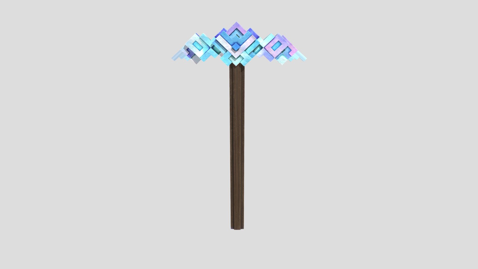 A Minecraft Movie - Diamond Pickaxe - Download Free 3D model by ...