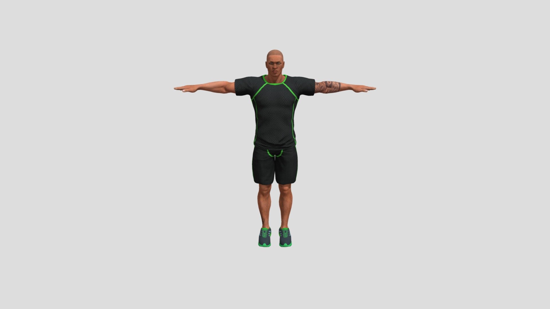 Male - Sport Outfit - 3D model by Yaseen (@yaseen.group) [c312638 ...