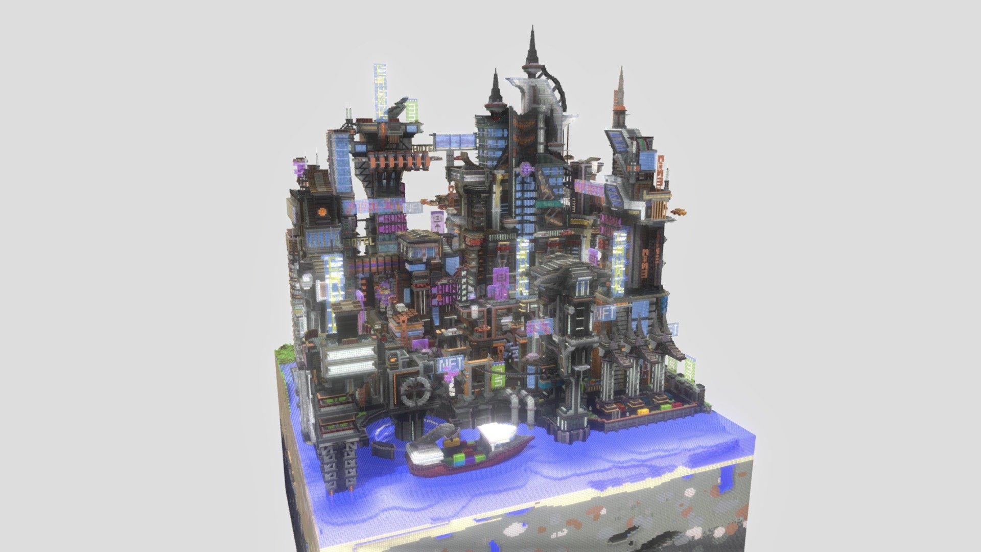 City! - 3D model by Lolixonn [c312bbe] - Sketchfab