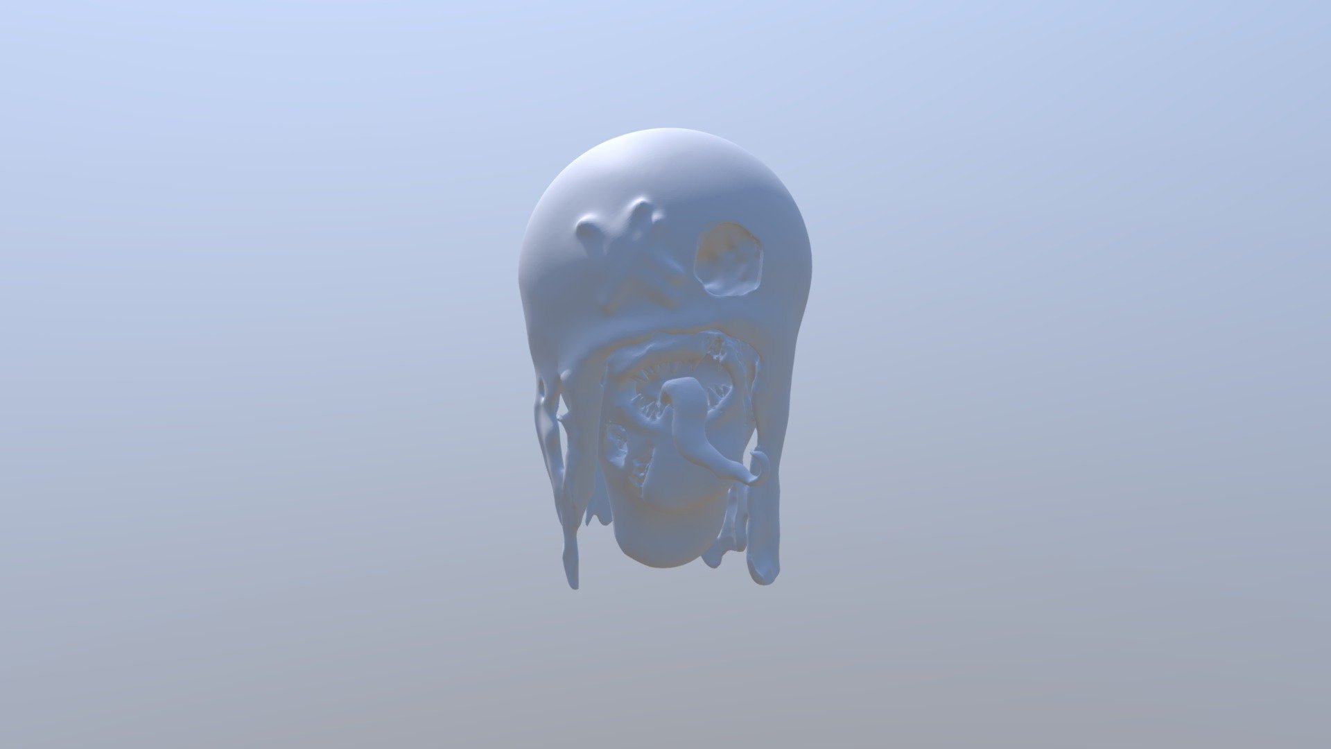 Monster Head Render Unaltered - 3D model by Searonova [c315b40] - Sketchfab