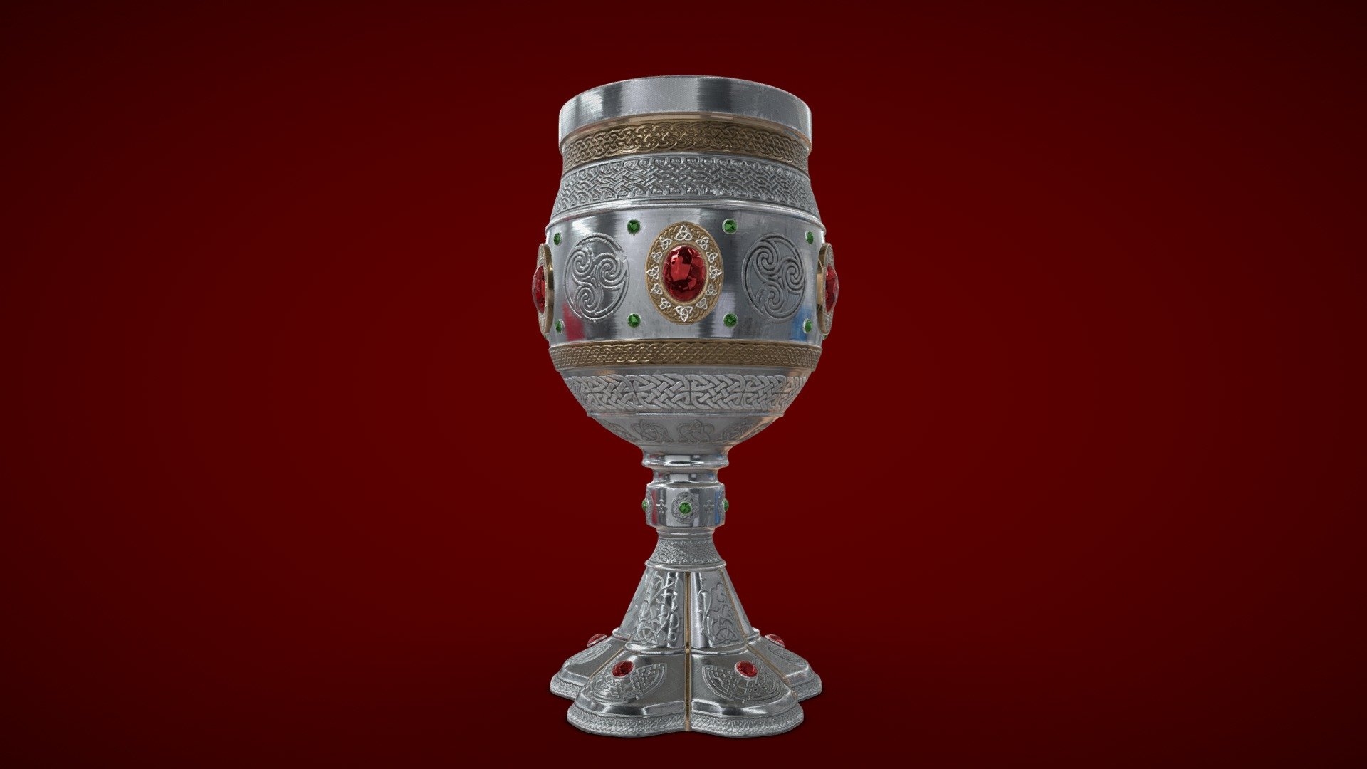 Medieval Metal Goblet - Buy Royalty Free 3D model by Stefano Vietina ...