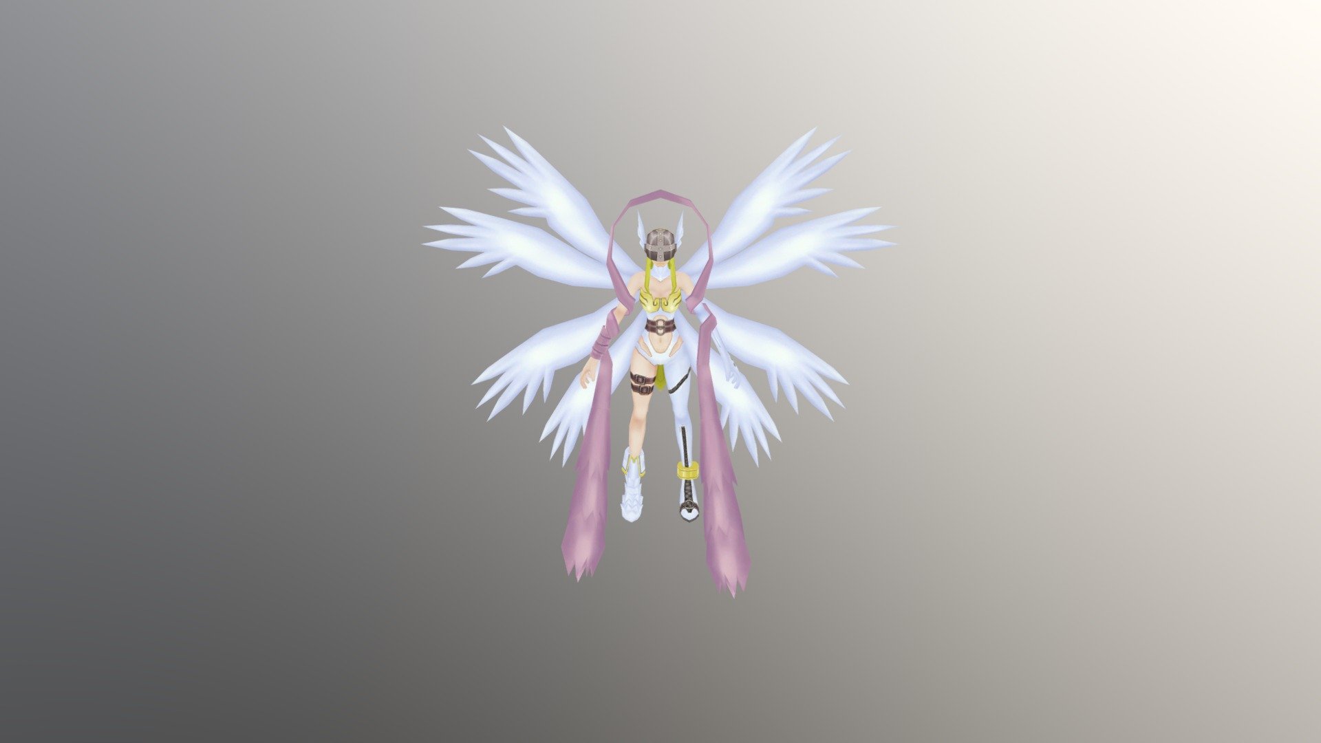 PC Computer - Digimon Masters - Angewomon - 3D model by IM (@Ismael ...