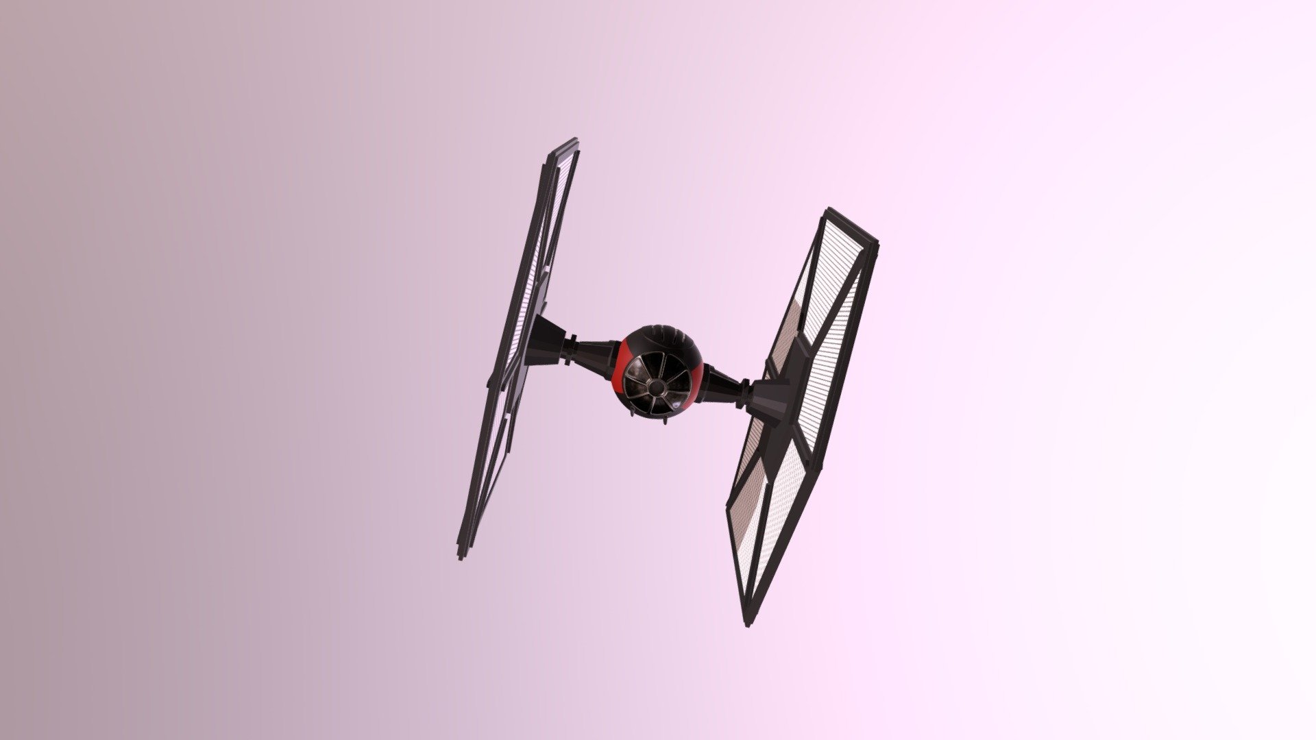 TIE fighter first order - 3D model by Darth_Roter [c31a95e] - Sketchfab
