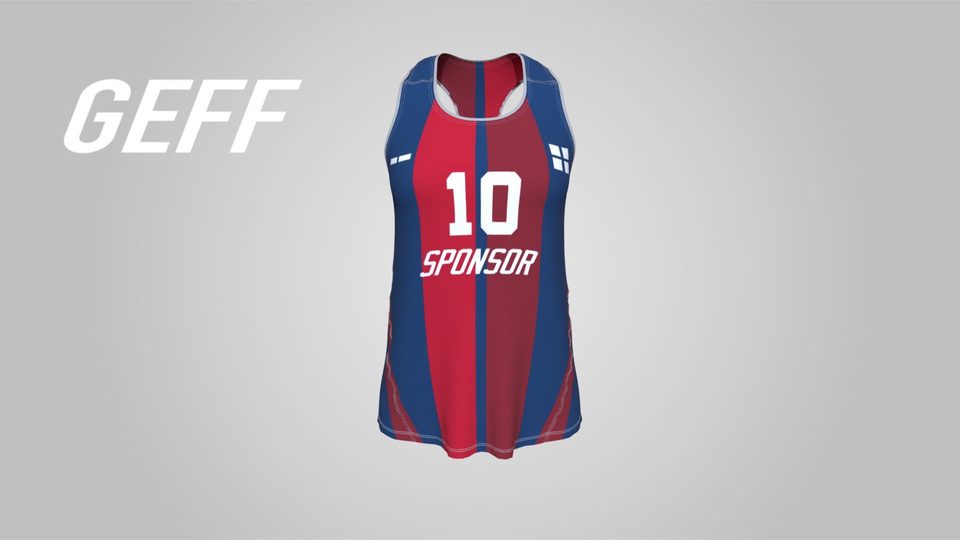 GEFF SIGMA COLLECTION SLEEVELESS - 3D model by GEFF SPORT (@geffsport ...