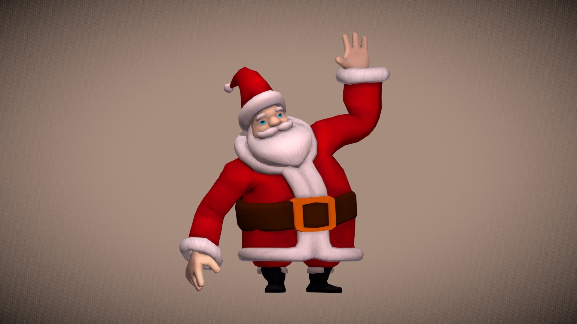 Papai Noel - 3D model by Caroline Gomes (@CarolineGomes) [c31b38f ...