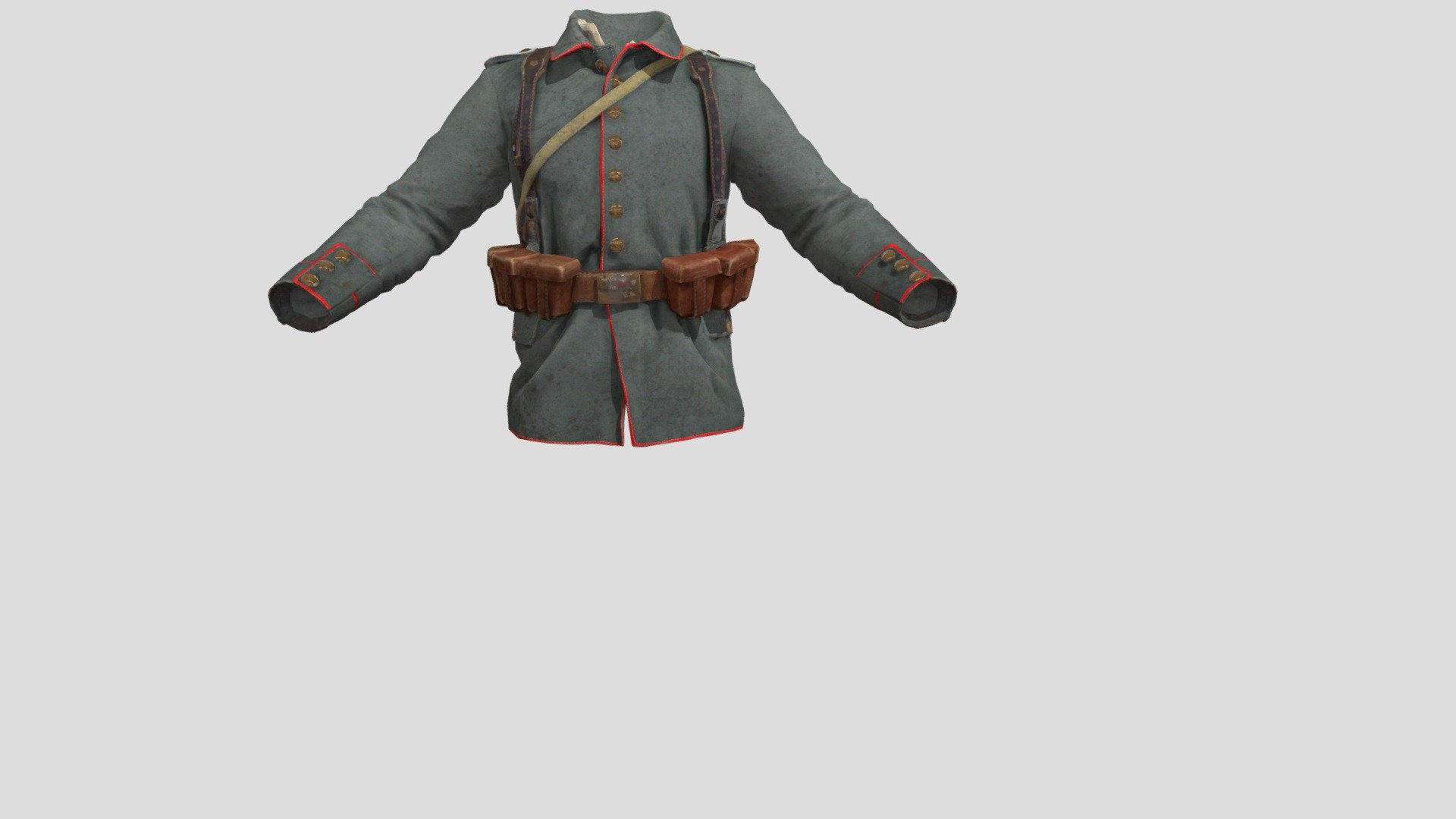 WW1GermanMilitaryAssaultCoat(FINAL) - Download Free 3D model by ...