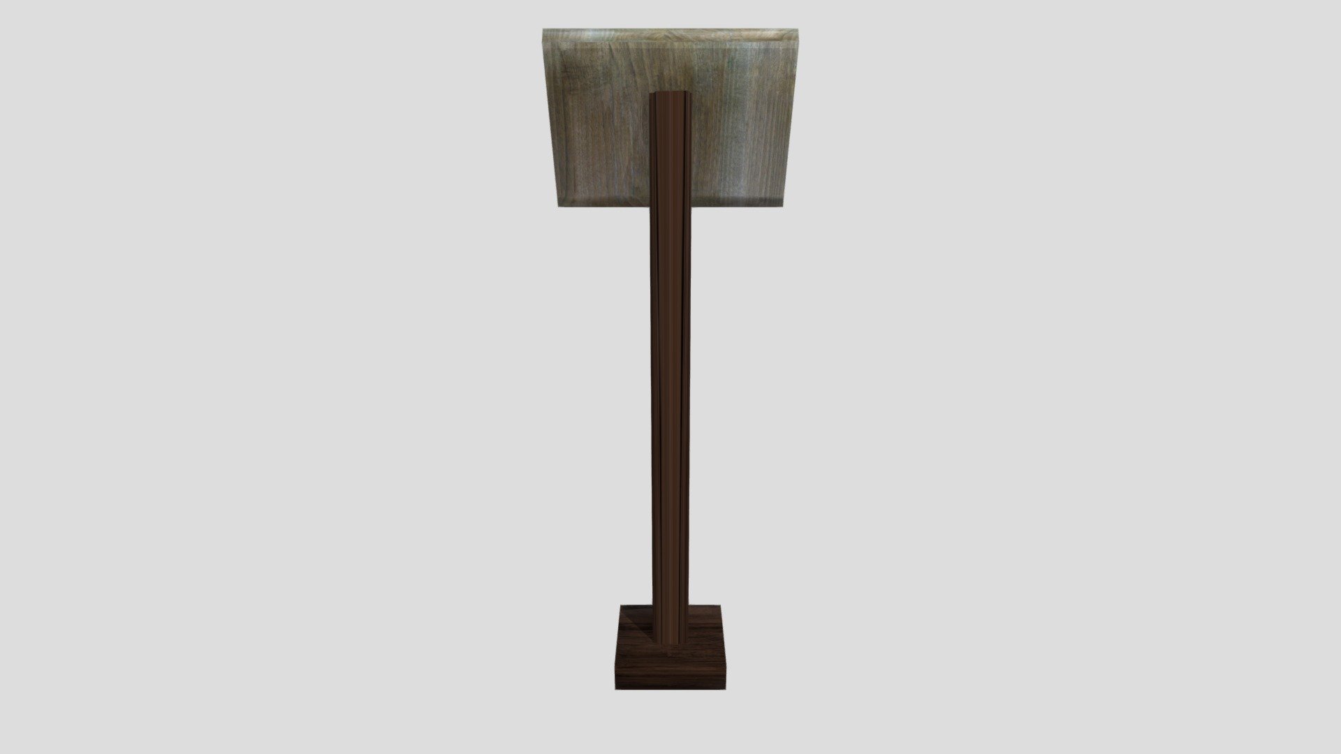 Lectern 02 - Download Free 3D model by MrChinia [c31d56c] - Sketchfab