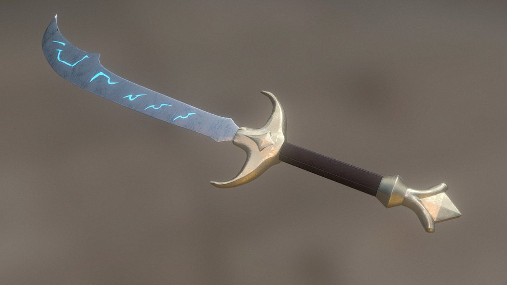 Ja'Asha's Sword - 3D model by zunaroath [c31f037] - Sketchfab