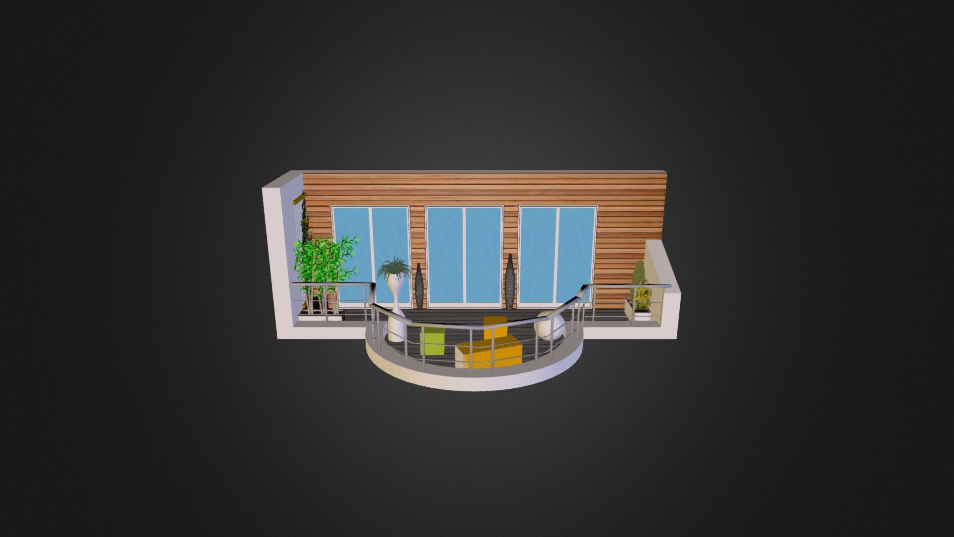 balcon - 3D model by GardnCity8cf16a4f8c4c41dd [c31f17f] - Sketchfab