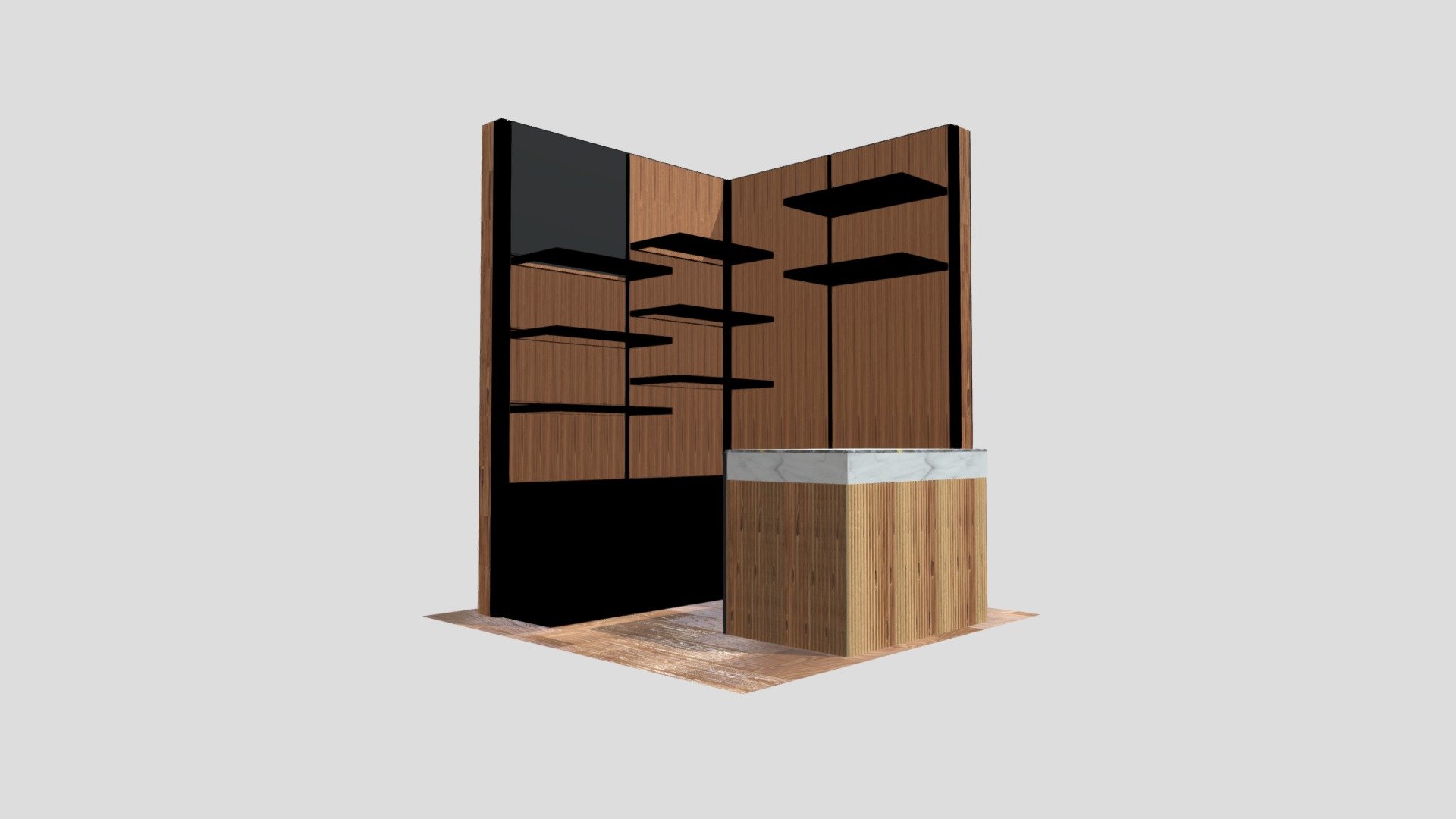 Booth - Download Free 3D model by Nick Flatt (@nickflatt) [c32153a ...