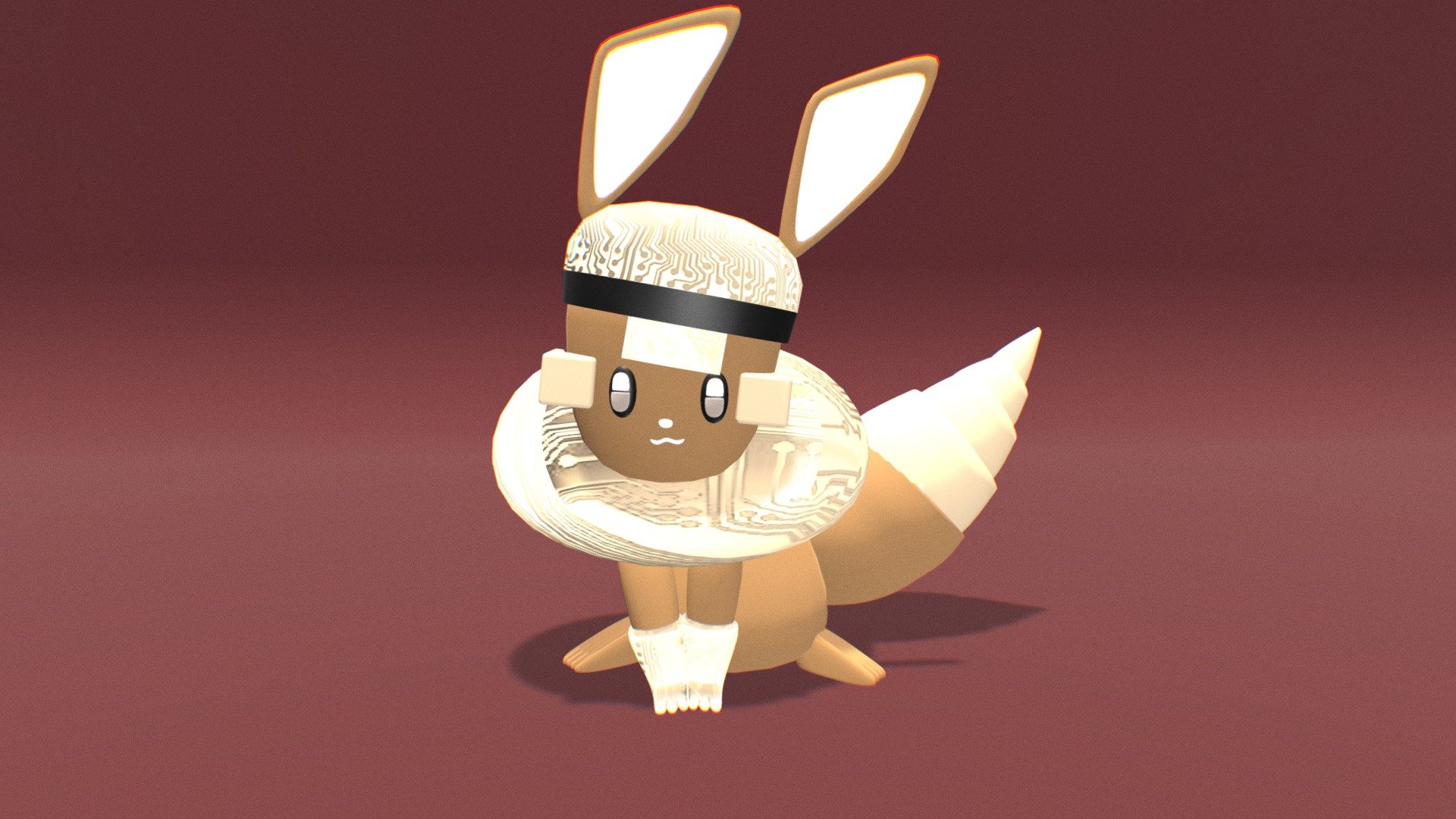 Robo Eevee - Pokemon Fanart - Download Free 3D model by TOONY ...