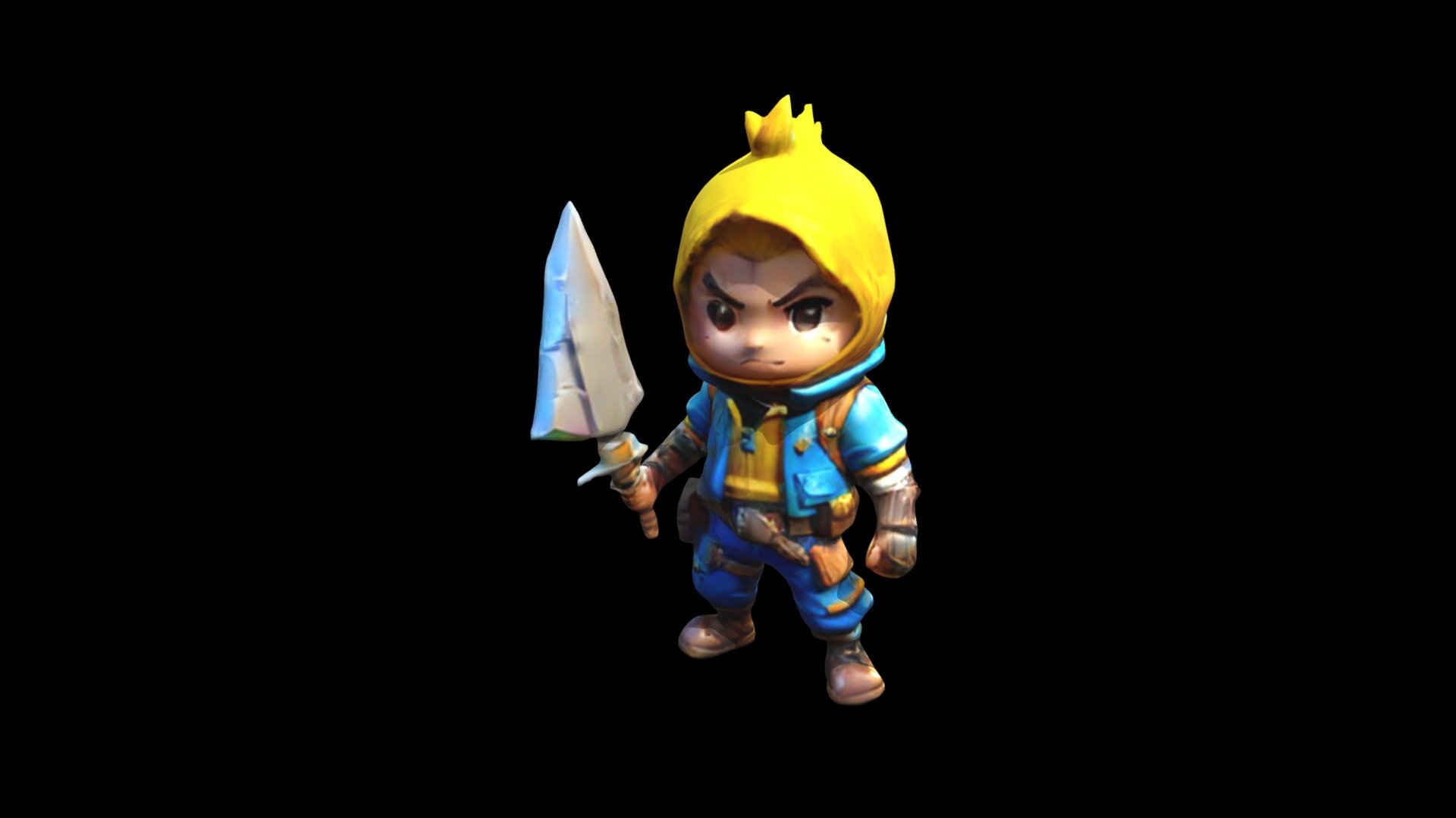 A summary of an animated characterThe protagonis - Download Free 3D ...