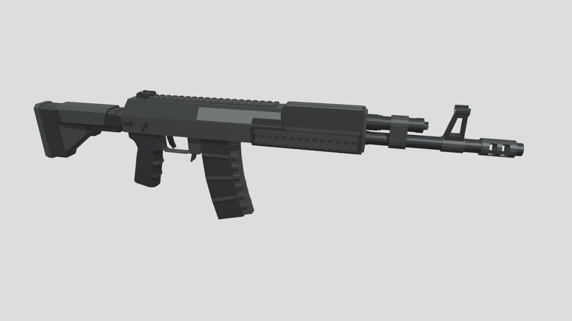 Low Poly AK-12 - Download Free 3D model by blaze71643 [c3229c0] - Sketchfab