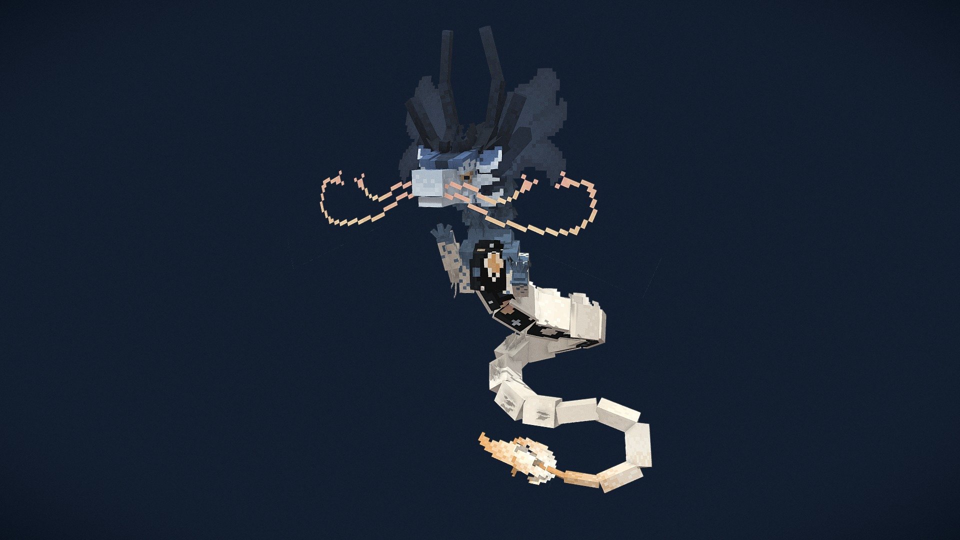 Space dragon [Blockbench] - 3D model by Alex (@alexplagne06) [c3230f0 ...