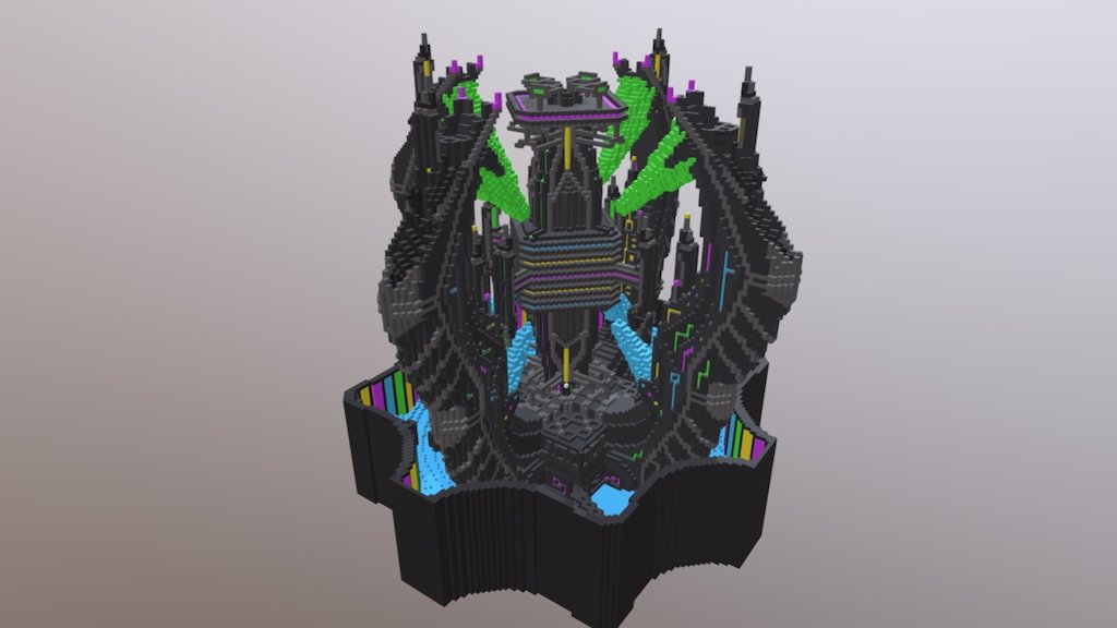 3-Star Neon Dungeon - 3D model by Evilagician (@stephandewaal1984 ...