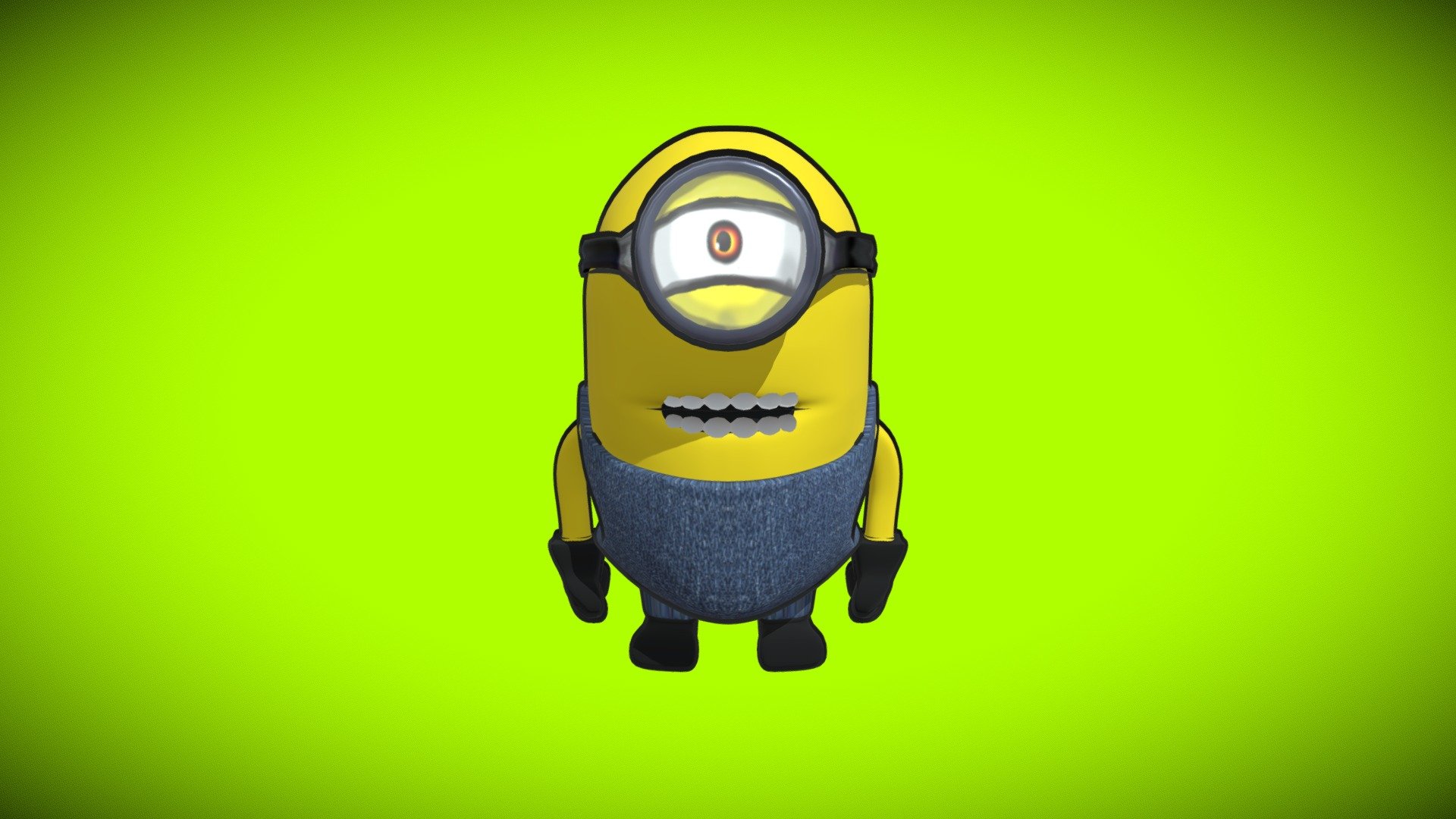 MINION OUTLLINE - Download Free 3D model by Sapx (@sapxBlend) [c32909b ...