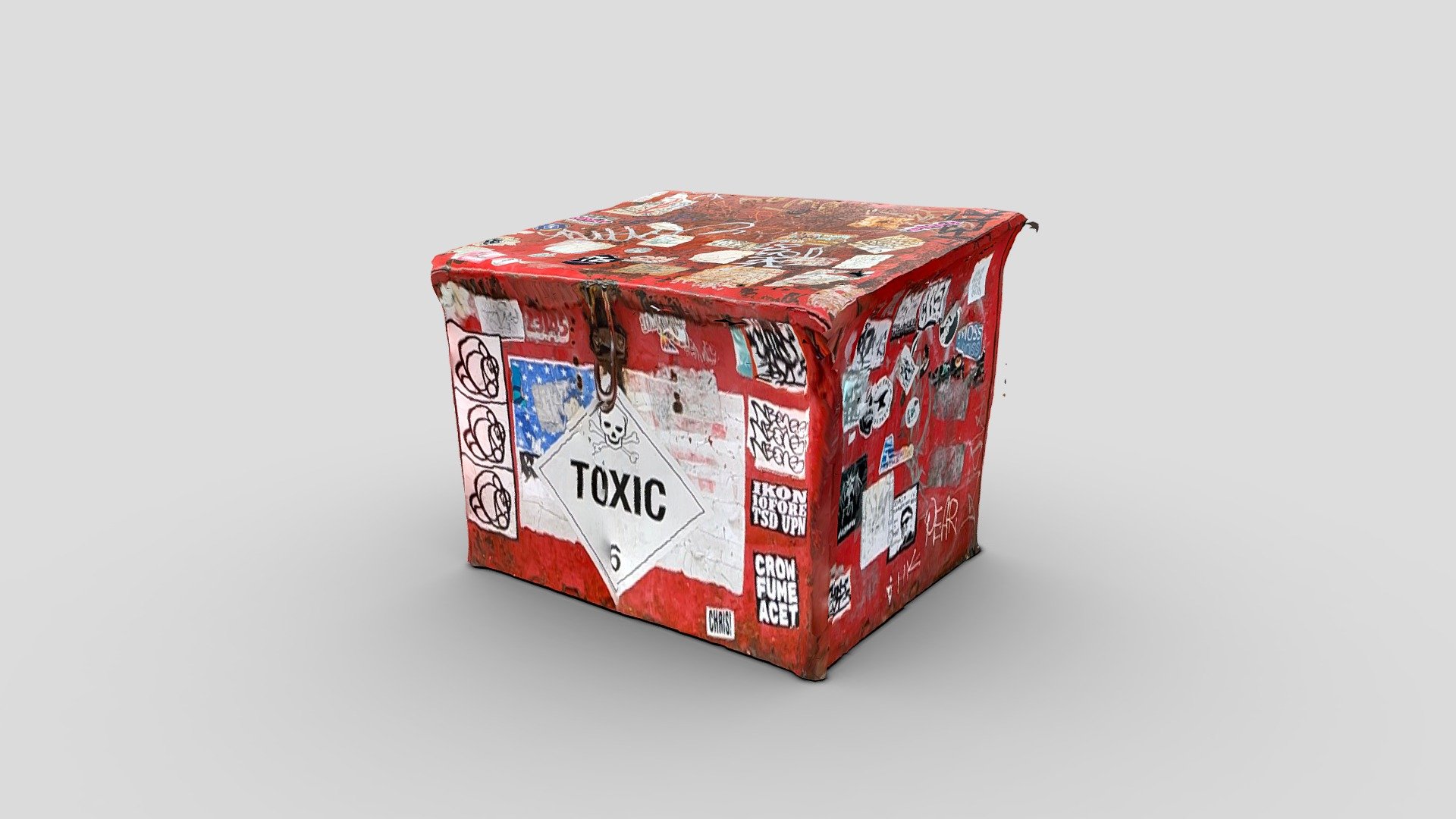 Day 10: toxic box - Download Free 3D model by alban [c32a00f] - Sketchfab