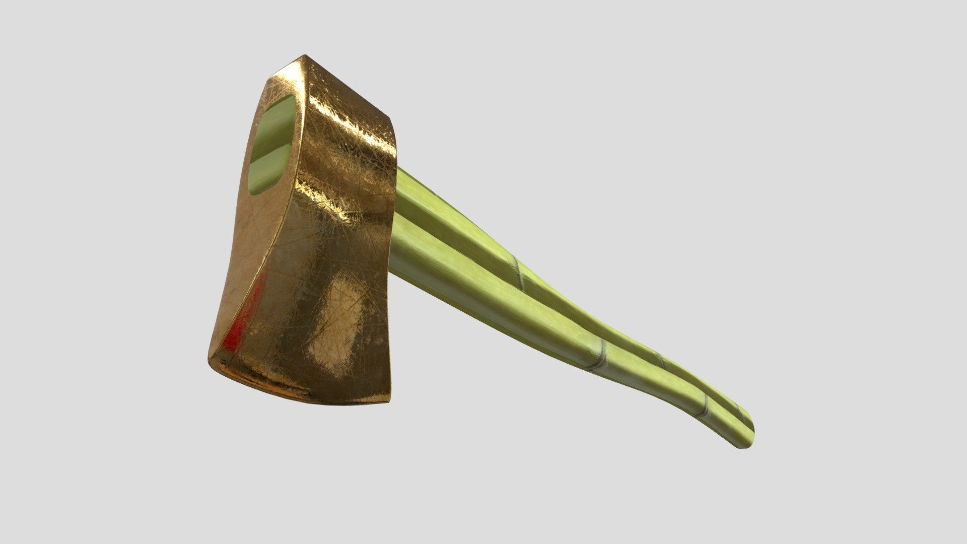 Golden Bamboo Axe - Download Free 3D model by Juanma SinNuel ...