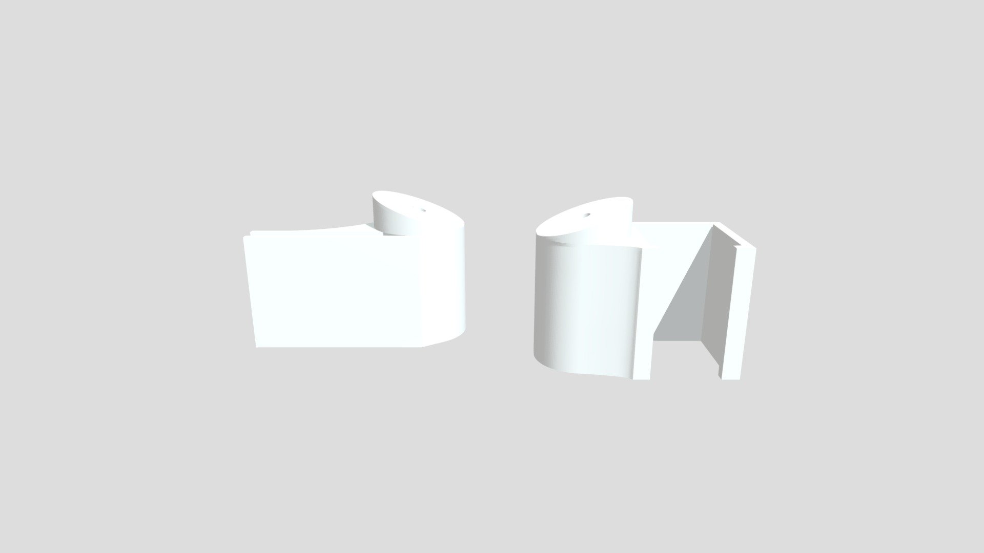 corrugated plastic door hinge v1 - Download Free 3D model by kevjumba ...