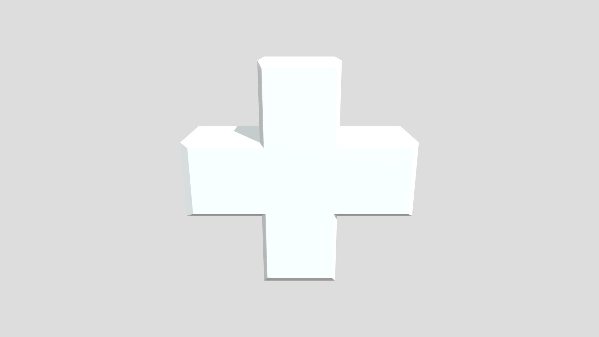 Plus sign Low poly - Download Free 3D model by wextra052 [c32ec71 ...