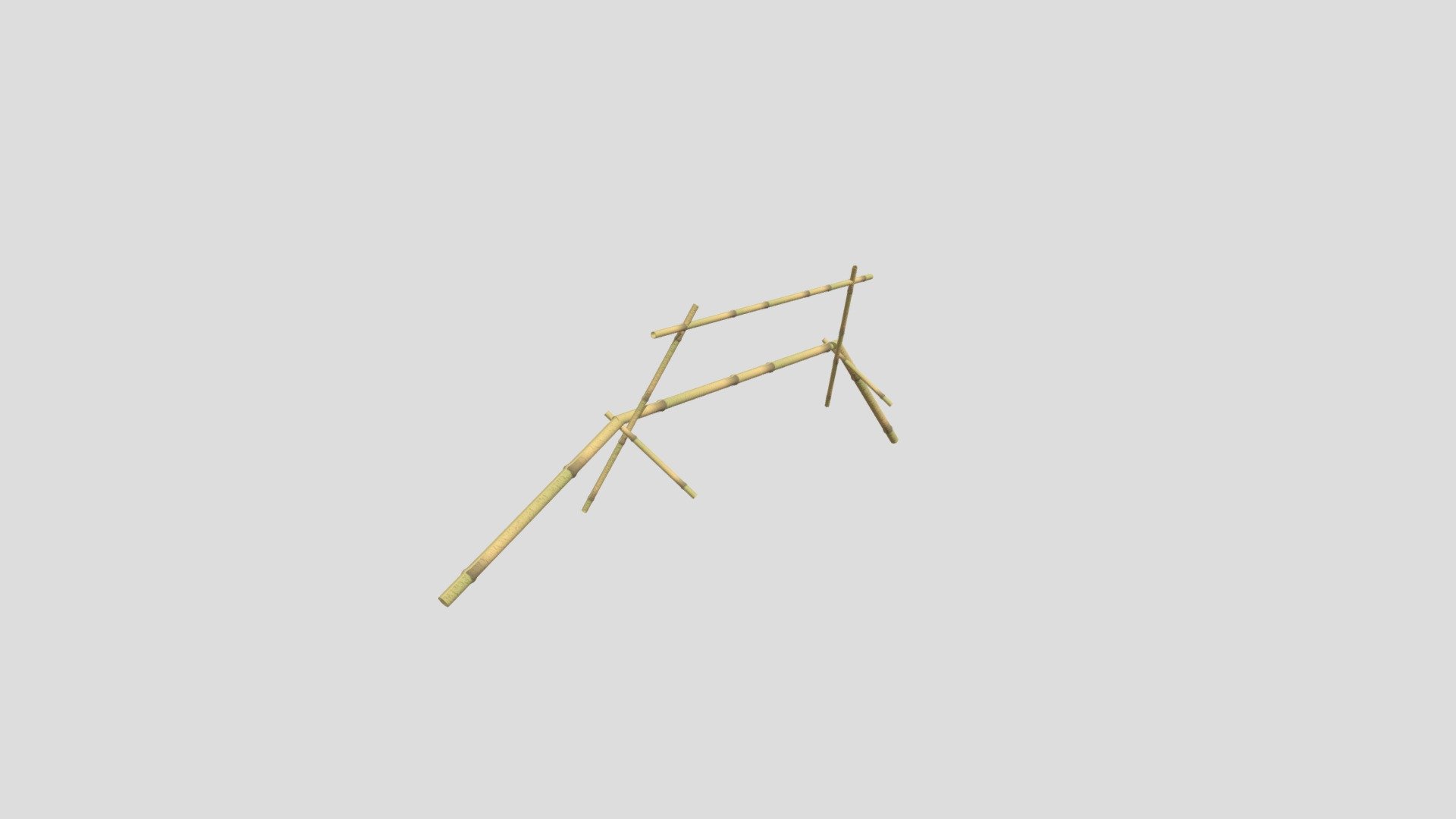 Bamboo Bridge - 3D model by freelancerVN [c32f8e7] - Sketchfab