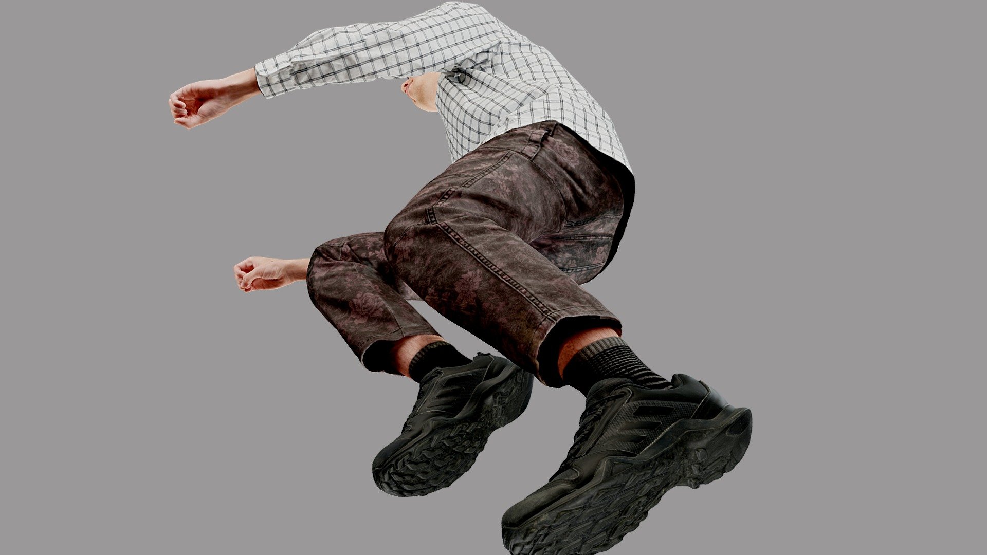 Riding pose (3Dscan/Retopology) - 3D model by 3D scan studio "iris ...